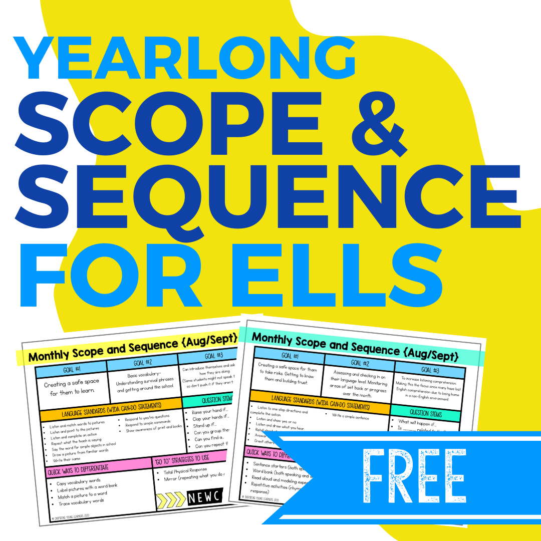 Scope and Sequence – Inspiring Young Learners