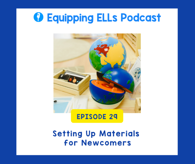 Setting Up Materials for Newcomers – Inspiring Young Learners