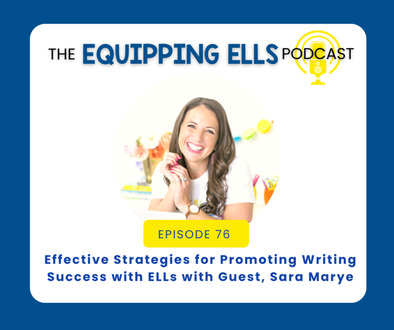 76. Effective Strategies for Promoting Writing Success with ELLs with ...